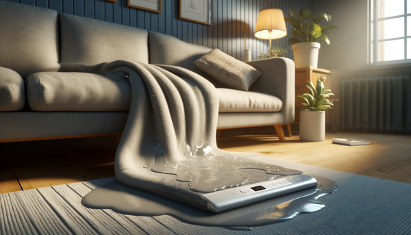 What Happens If You Spill Water on a Heated Blanket💧